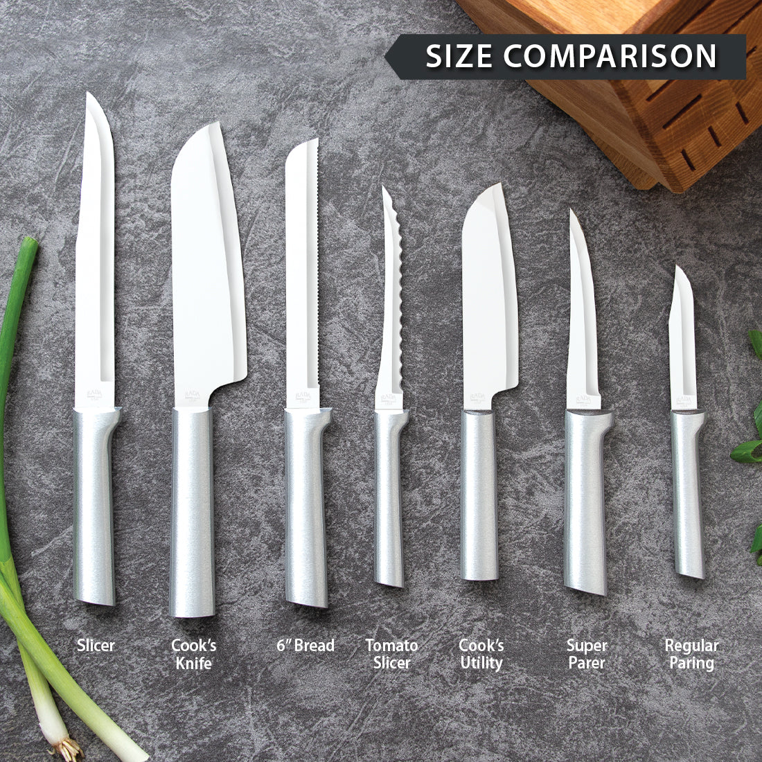 6" Bread Knife | Medium, Serrated, Artisan Knife - Rada Cutlery - Rada ...