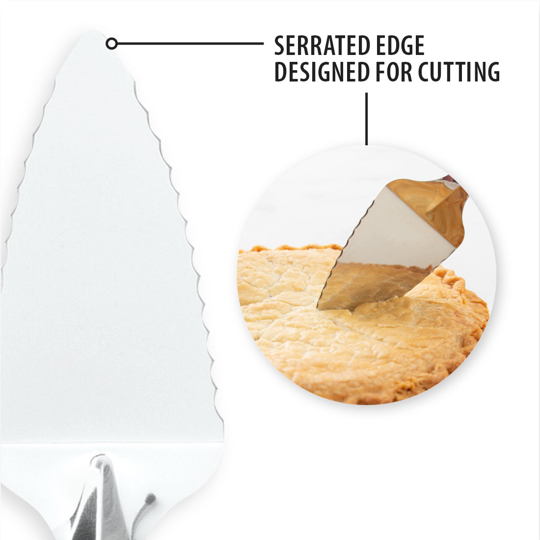 Serrated Pie Server | Handy Utensil - Rada Cutlery - Rada Kitchen Store