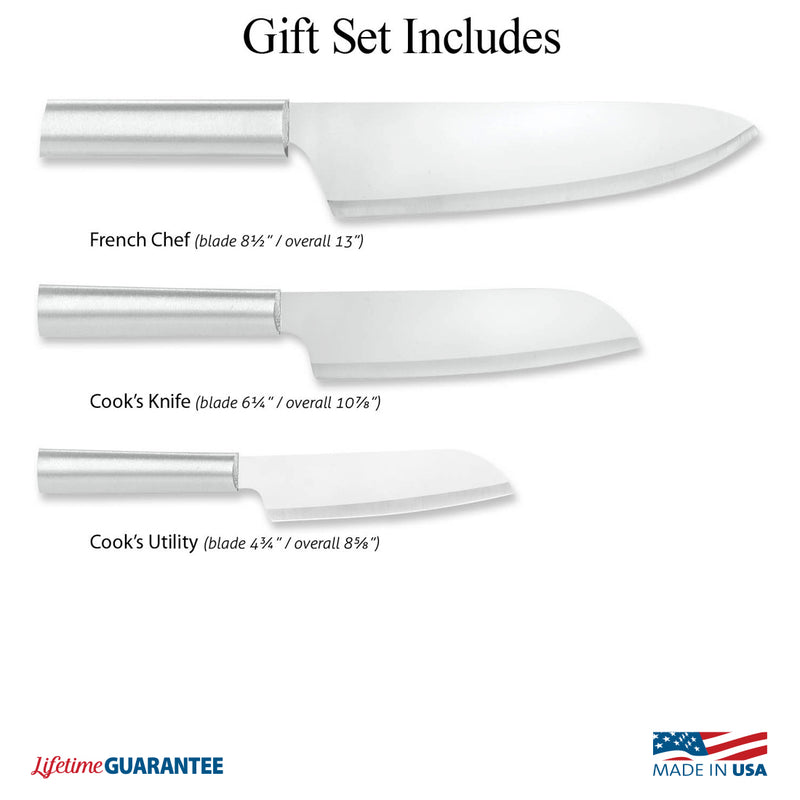 Chef Select Gift Set | Versatile Knife Set - Rada Cutlery - Rada ...