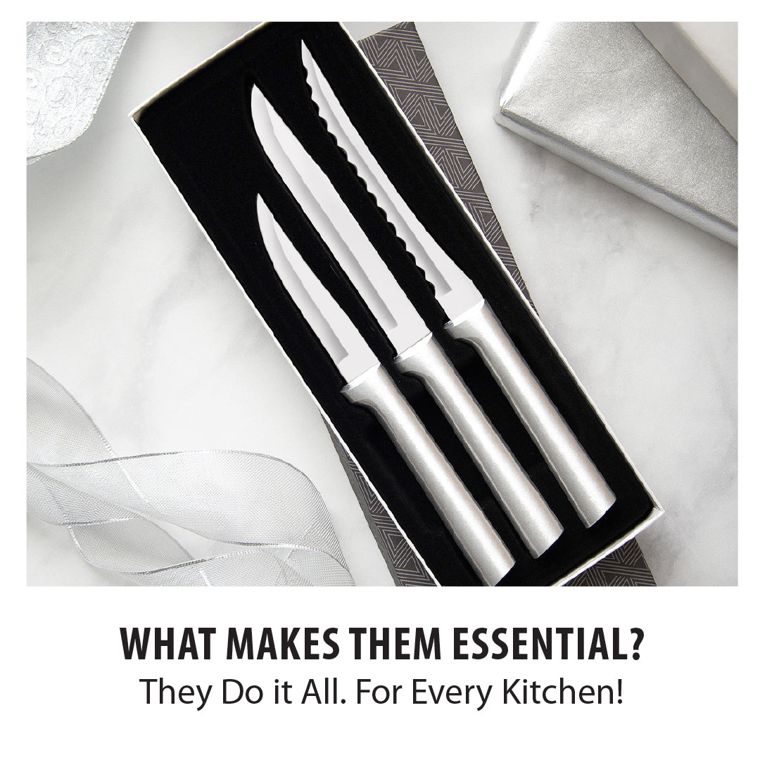 Cooking Essentials Gift Set | Starter Knife Set - Rada Cutlery - Rada ...