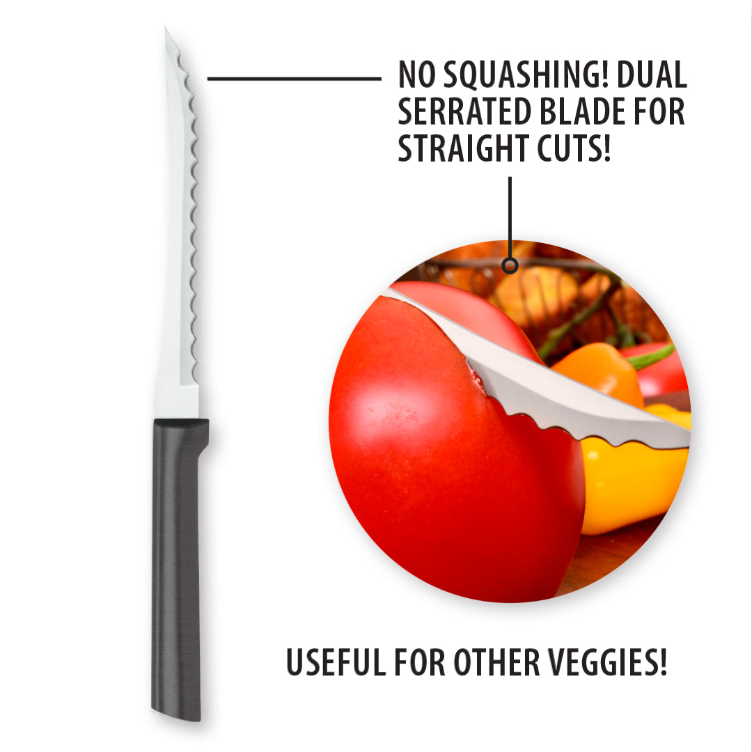 Tomato Slicer Knife | Serrated Kitchen Knife - Rada Cutlery - Rada ...